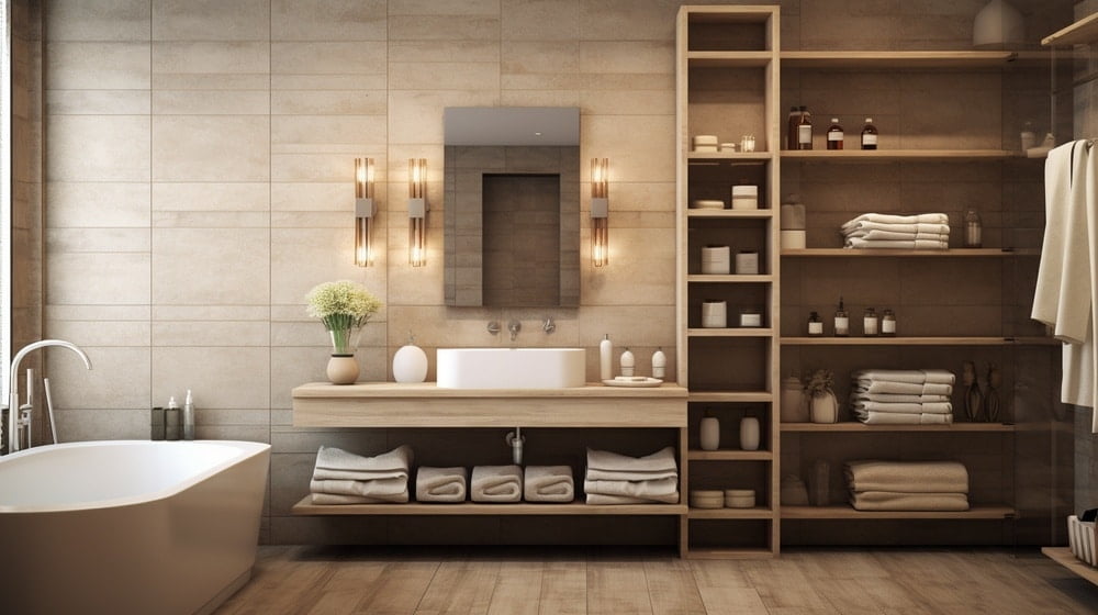 Stylish Bathroom Shelving Ideas