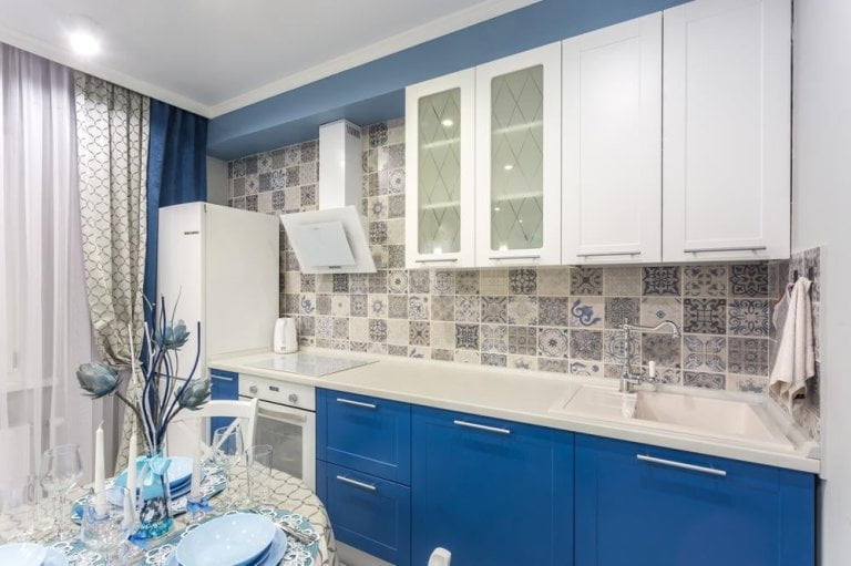 12 Fresh Blue Kitchen Cabinets Ideas to Revive Your Kitchen